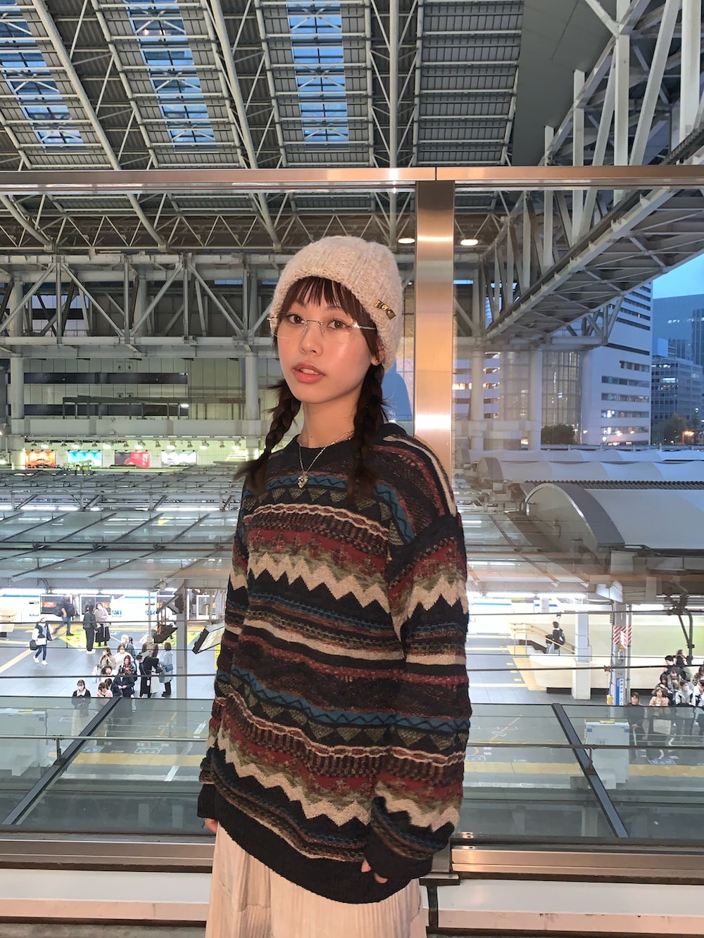 しげお🌷⸝⋆(SMELLY HEPFIVE店)｜SMELLYのニットキャップ/ビーニーを使ったコーディネート - WEAR