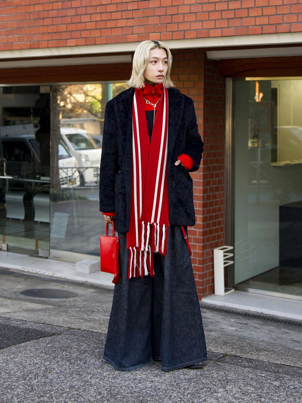 renya｜BEAMS BOYのマフラーを使ったコーディネート - WEAR