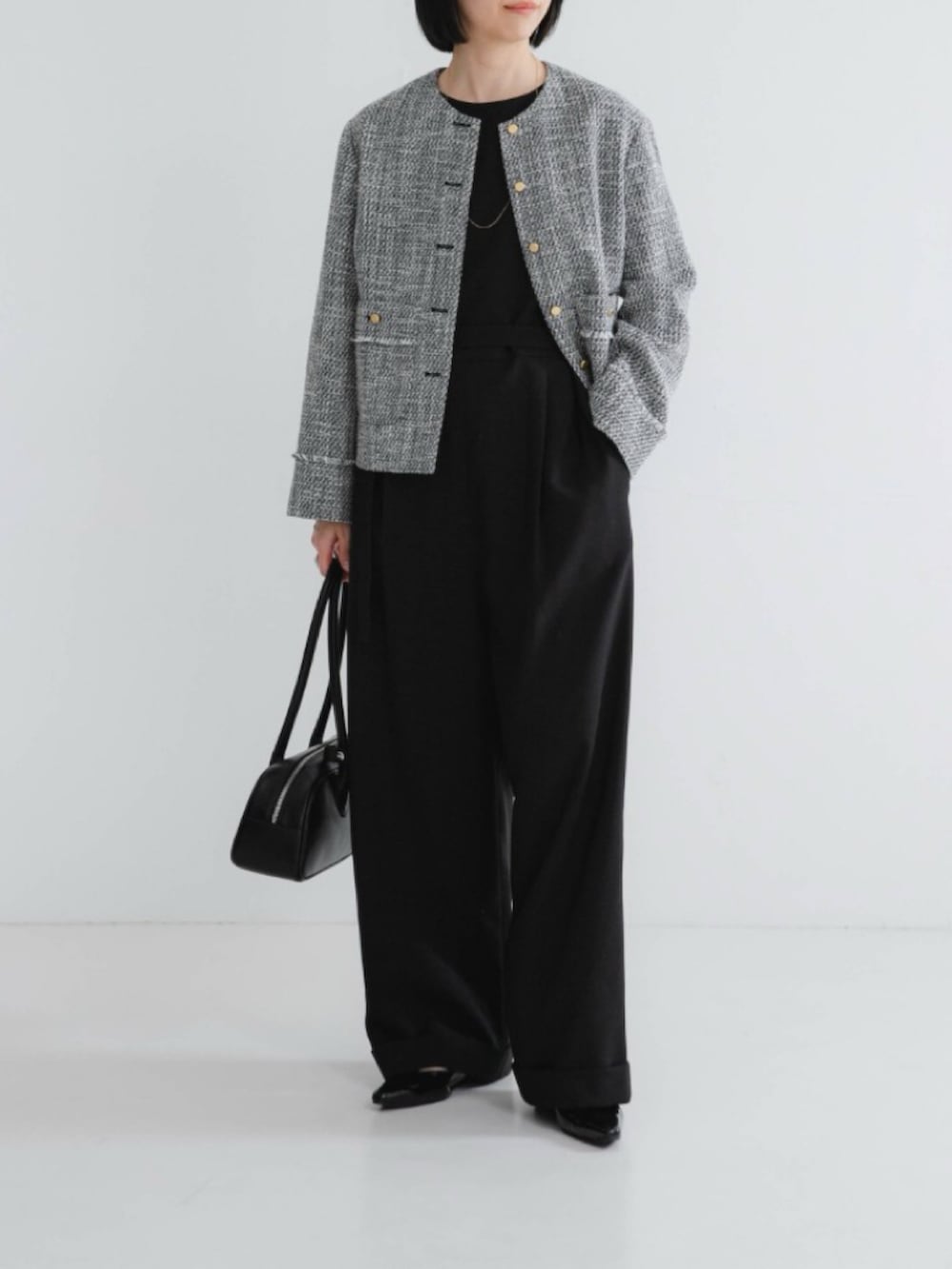 mackey(URBAN RESEARCH)｜URBAN RESEARCHのノーカラージャケットを使ったコーディネート - WEAR