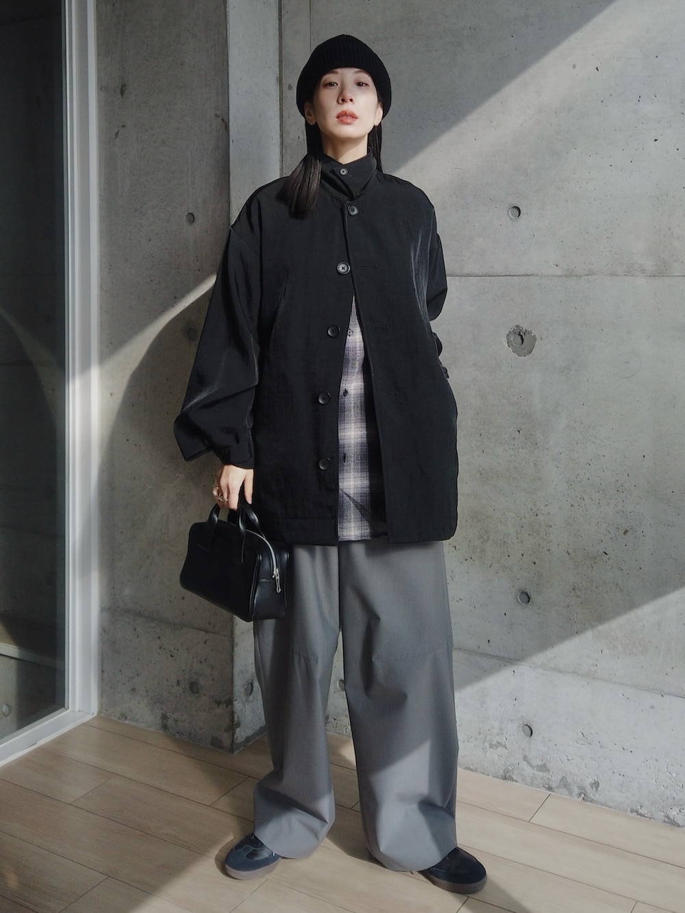 RIKA｜ENOFのステンカラーコートを使ったコーディネート - WEAR