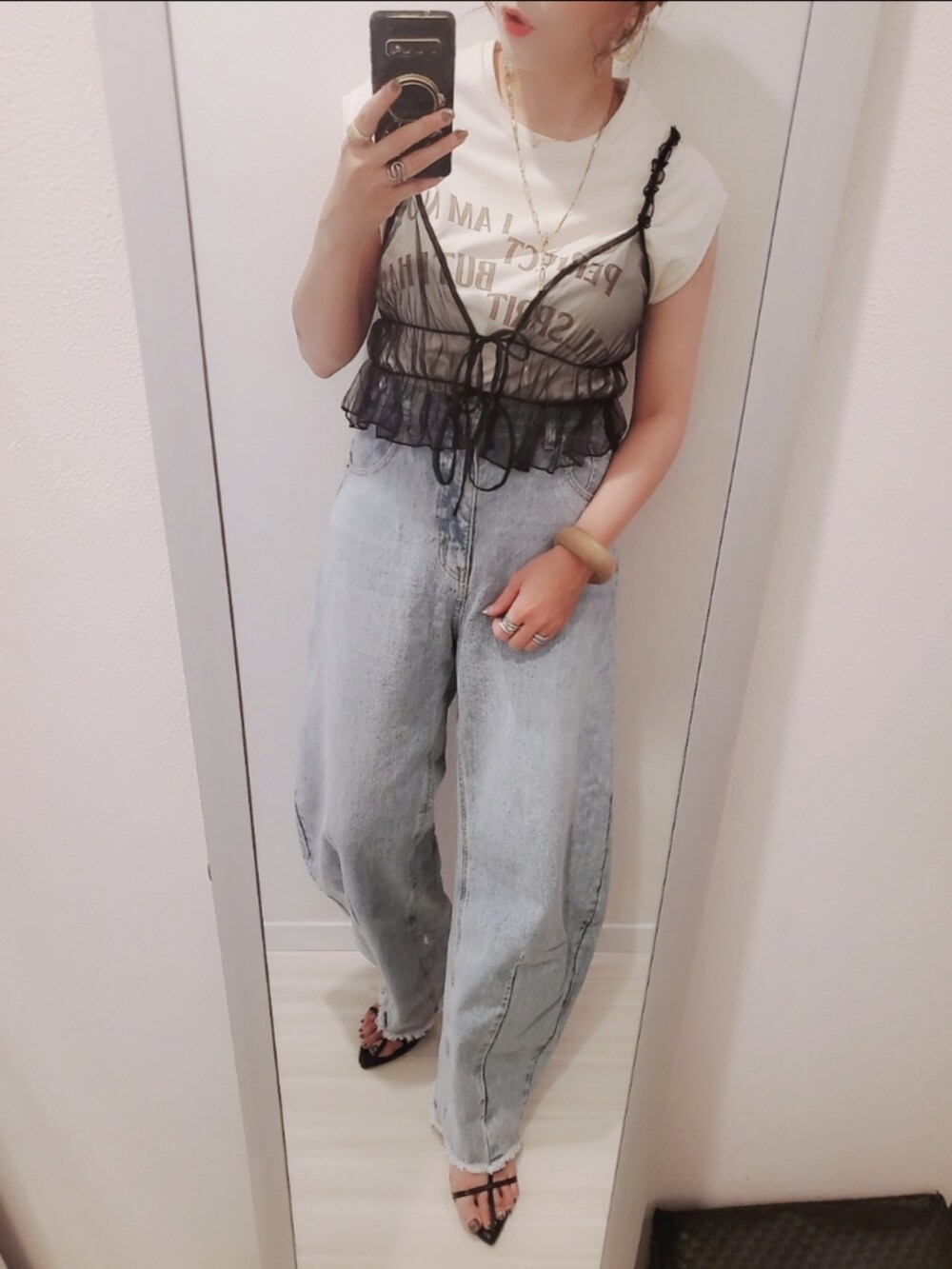 chii3☆｜FREAK'S STOREのキャミソールを使ったコーディネート - WEAR