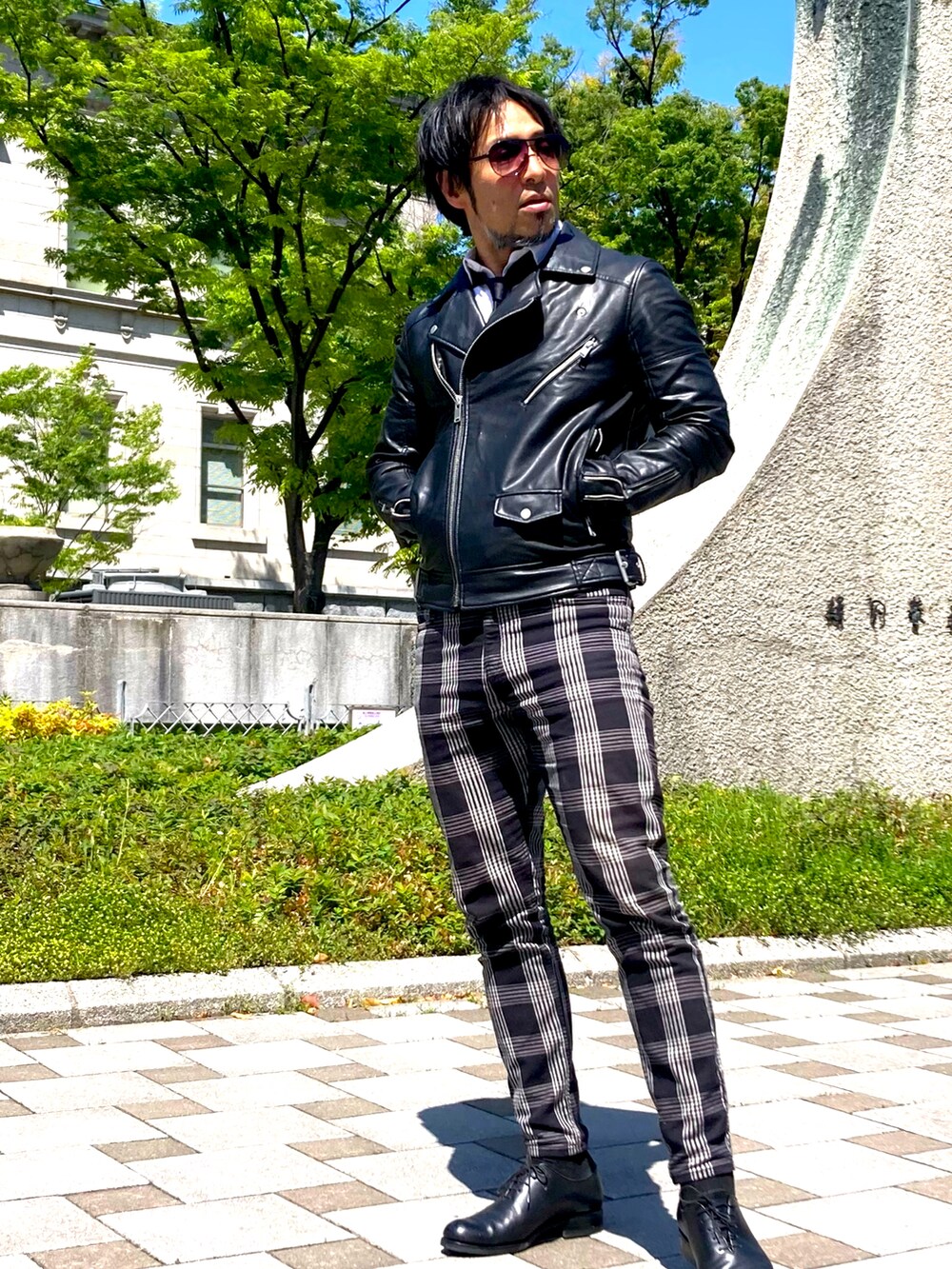Anthony.T｜ZARAのライダースジャケットを使ったコーディネート - WEAR