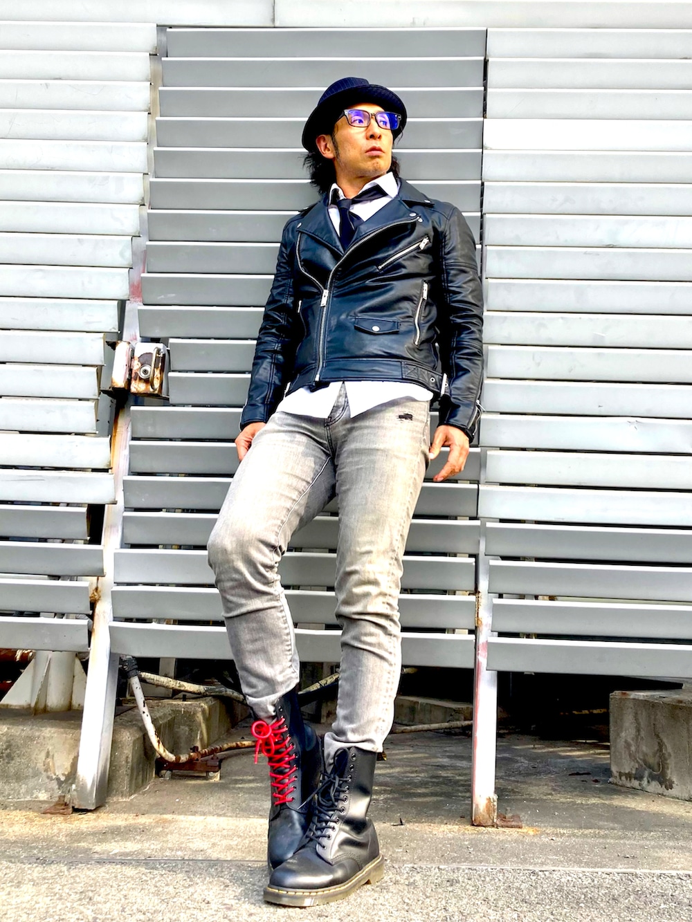 Anthony.T｜ZARAのライダースジャケットを使ったコーディネート - WEAR