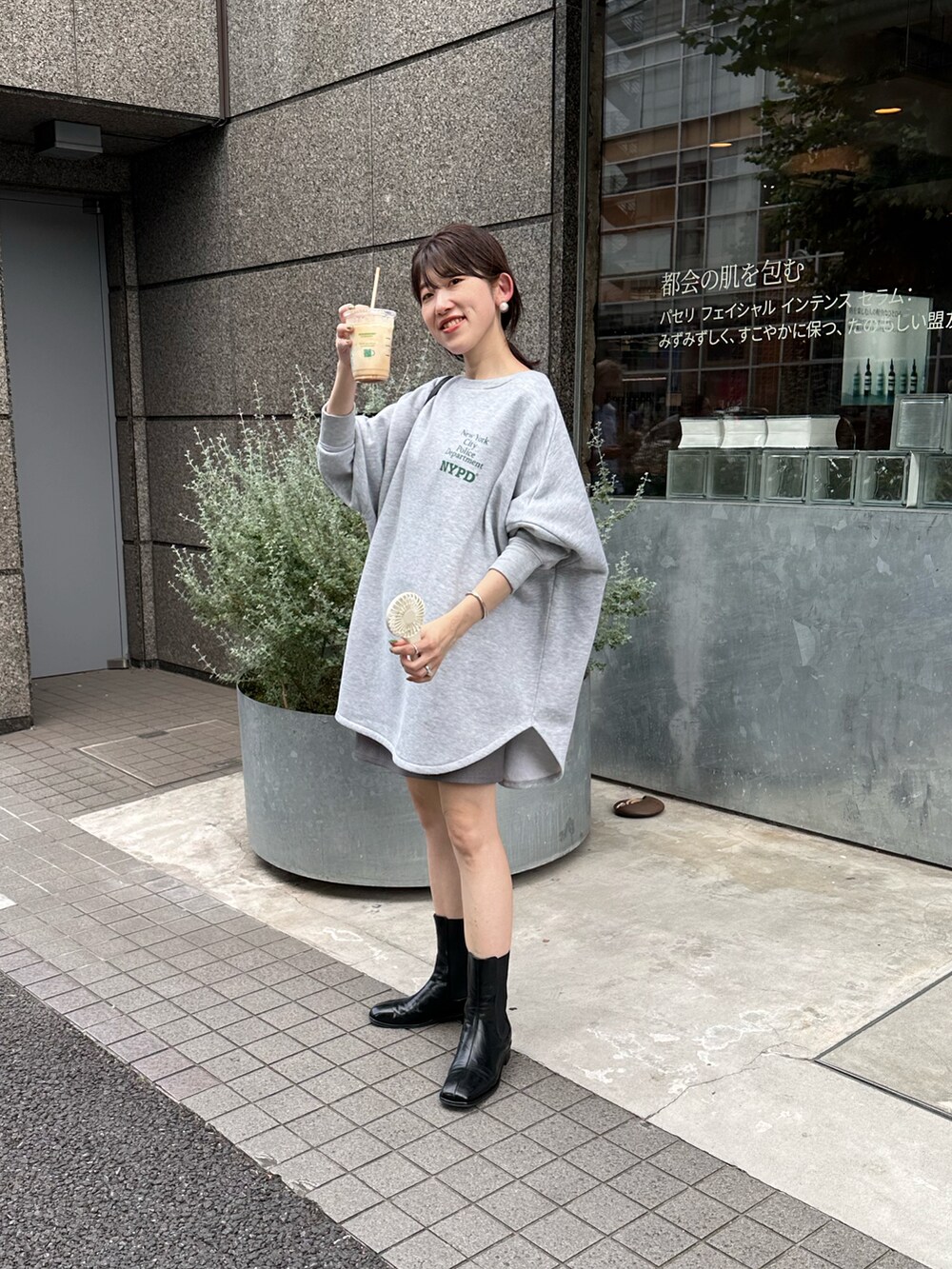 asamin(COLLAGE)｜GOOD ROCK SPEEDのスウェットを使ったコーディネート - WEAR
