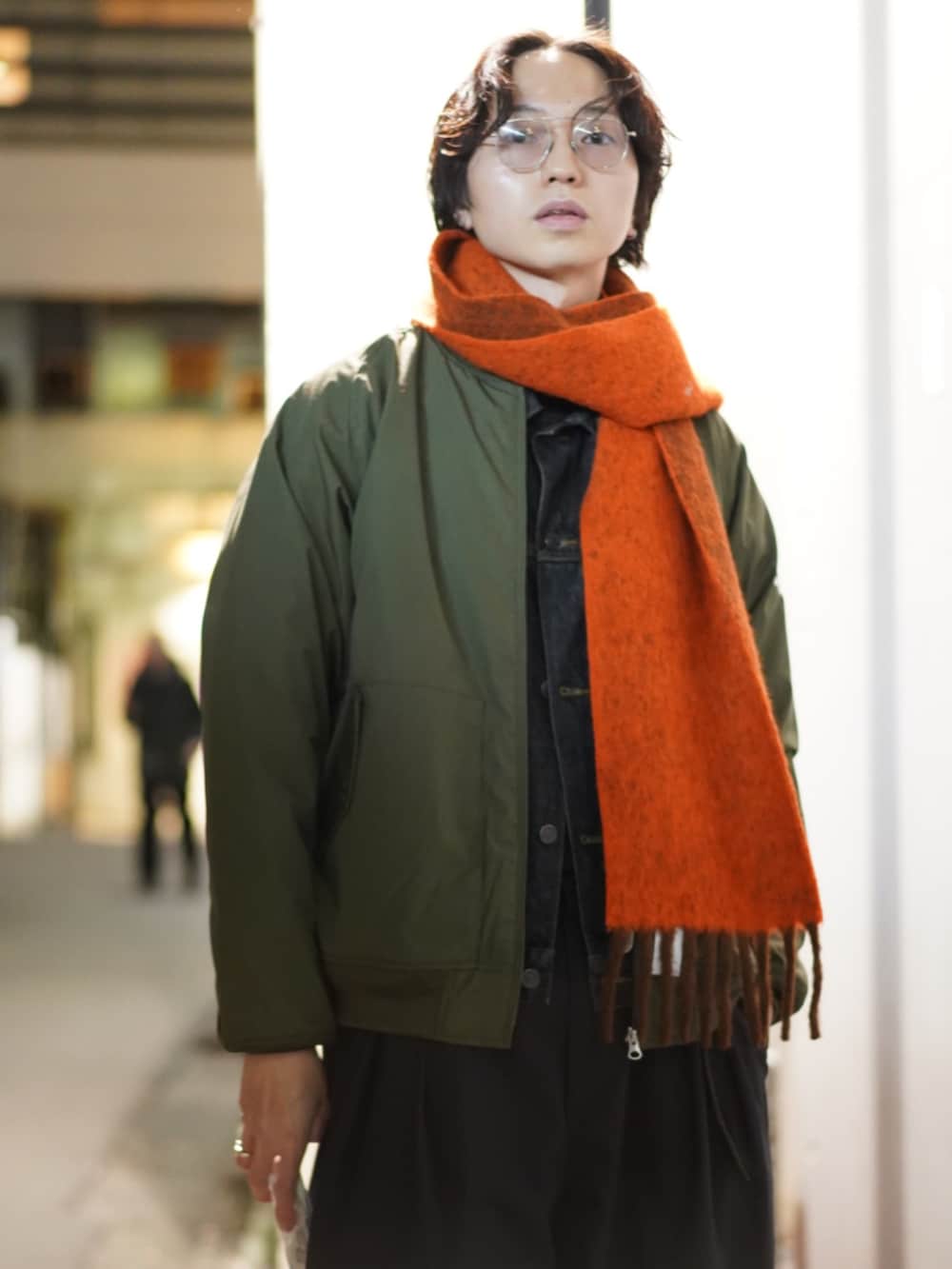 SUDO(BEAMS MEN)｜THE INOUE BROTHERSのマフラーを使ったコーディネート - WEAR