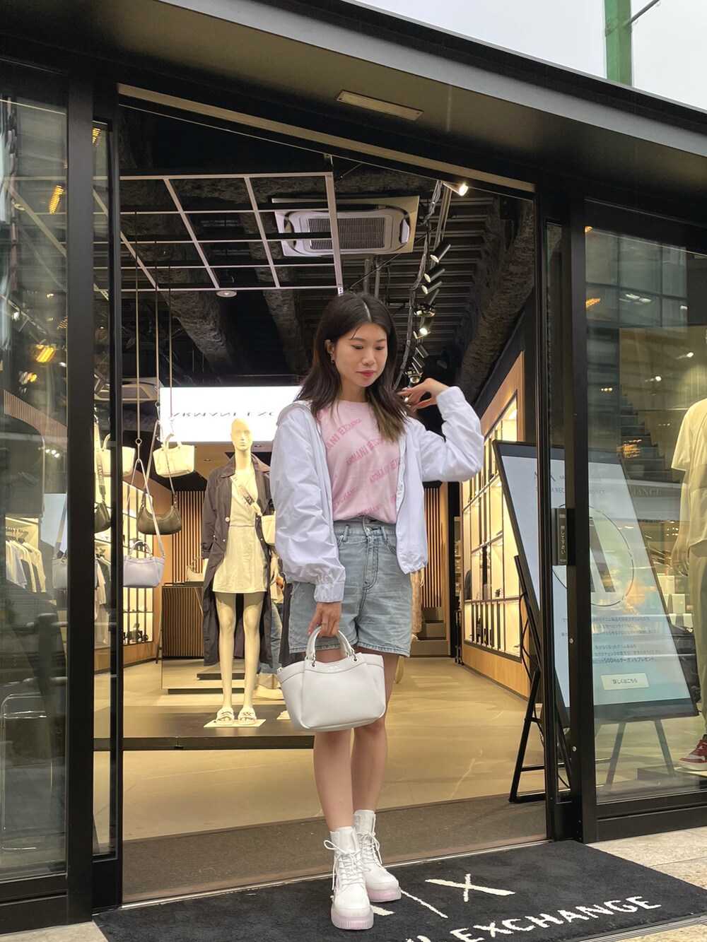 Misakey(A|X アルマーニ エクスチェンジ 原宿 キャットストリート店)｜ARMANI EXCHANGEのニット/セーターを使った ...