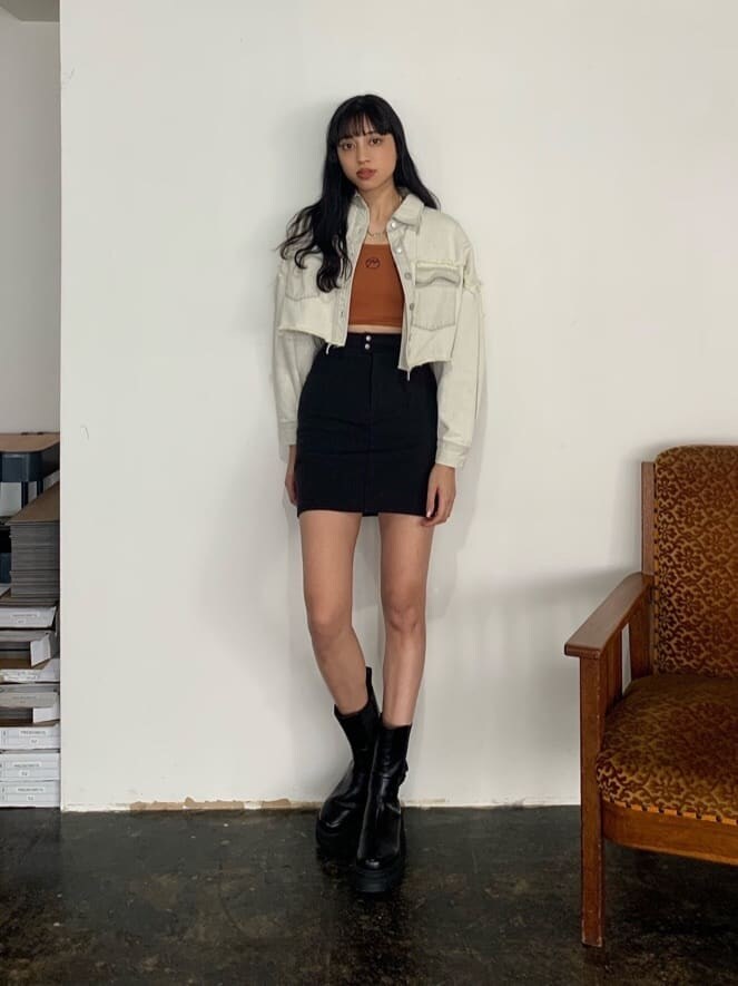 パニラガオパオリン (ELENDEEK)(ELENDEEK)｜EMODAのブーツを使ったコーディネート - WEAR