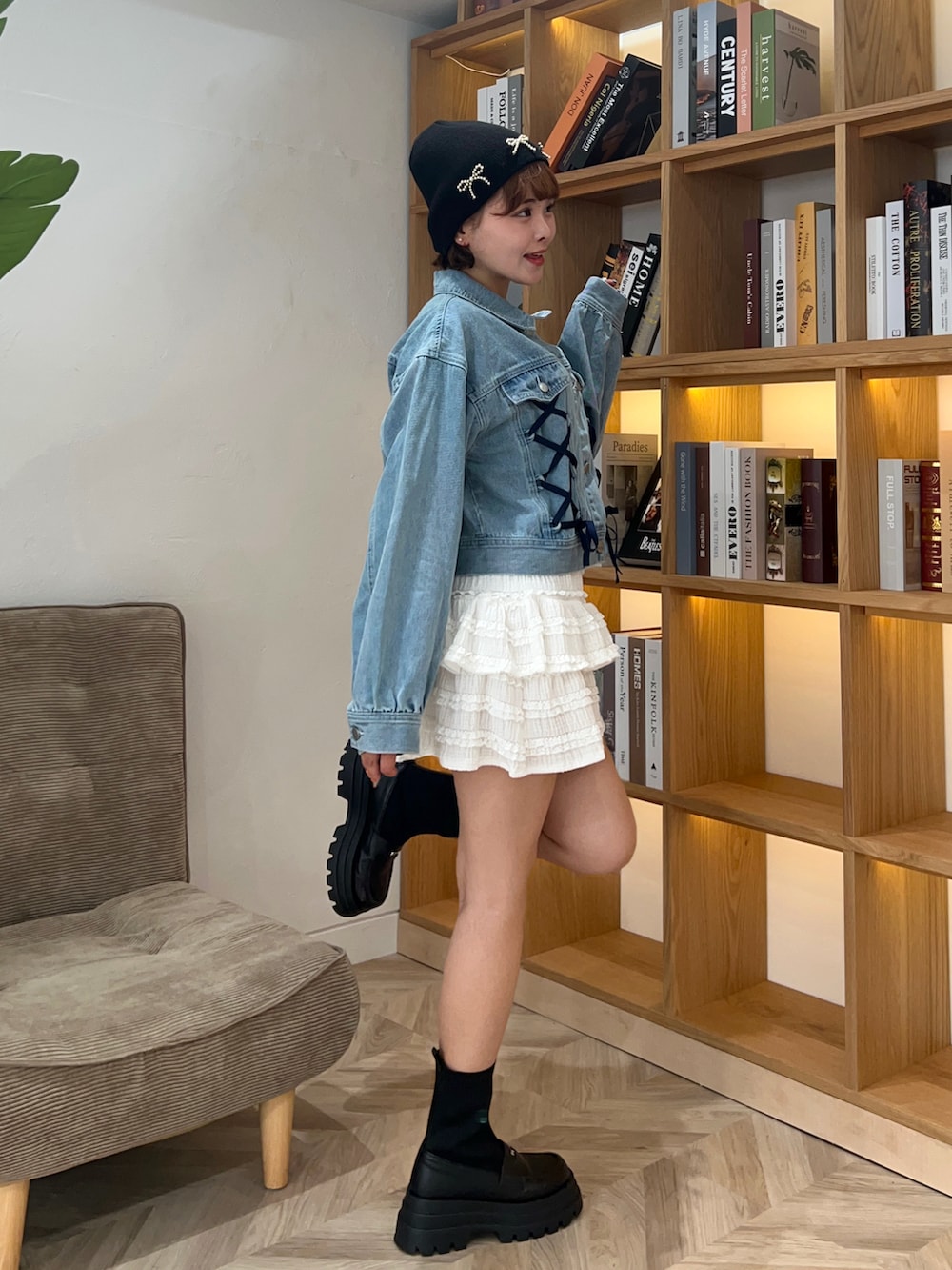 tomoka︎︎︎︎︎☺︎｜VIVIAN by tomokaのブーツを使ったコーディネート - WEAR