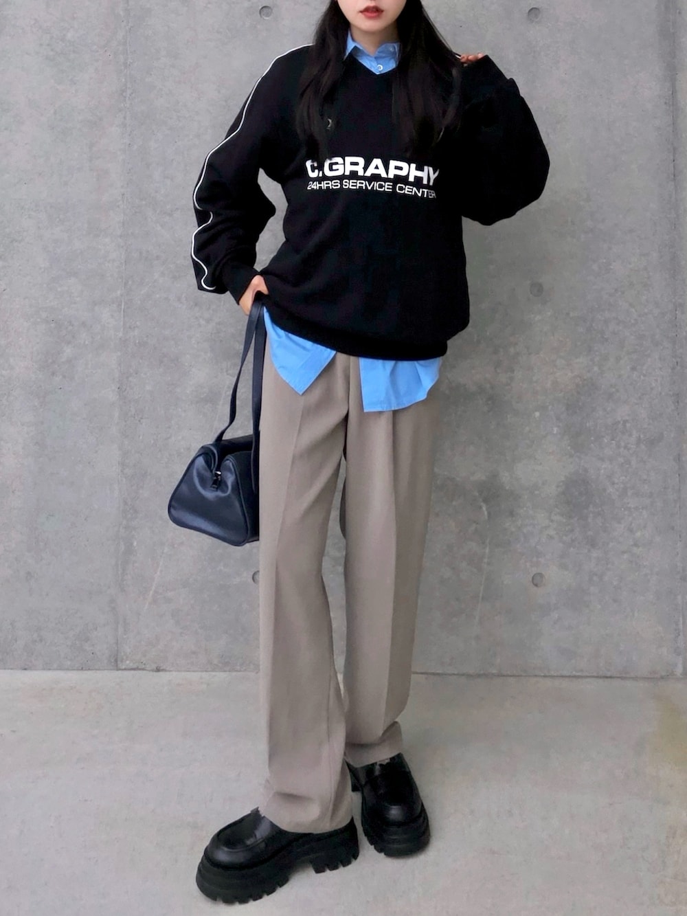 tomoka︎︎︎︎︎☺︎｜codegraphyのスウェットを使ったコーディネート - WEAR