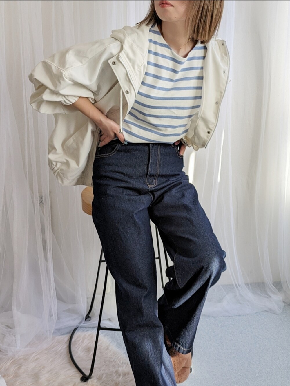 yu.｜OMNESのデニムパンツを使ったコーディネート - WEAR