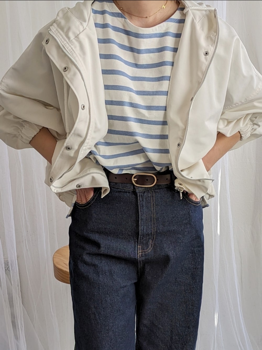 yu.｜OMNESのデニムパンツを使ったコーディネート - WEAR