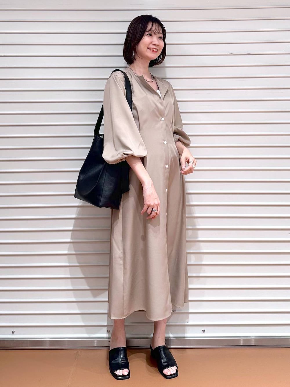 nami(Elura/ヤエチカ）(Elura 八重洲地下街)｜Eluraのワンピースを使ったコーディネート - WEAR