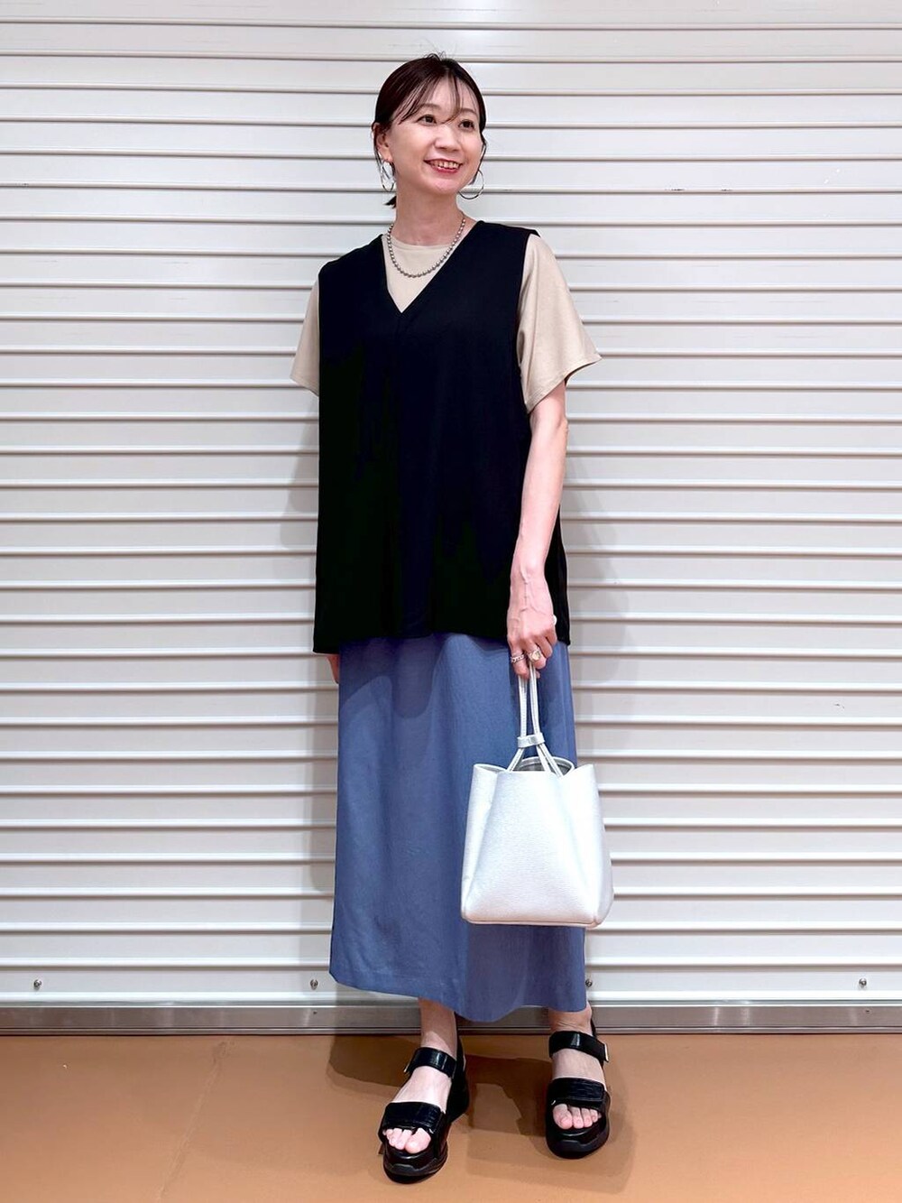 nami(Elura/ヤエチカ）(Elura 八重洲地下街)｜Eluraのシャツ/ブラウスを使ったコーディネート - WEAR