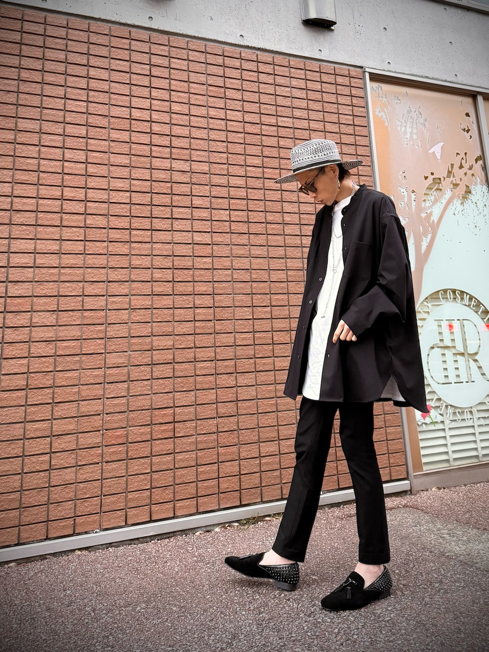 jinnn｜Banana Republicのハットを使ったコーディネート - WEAR