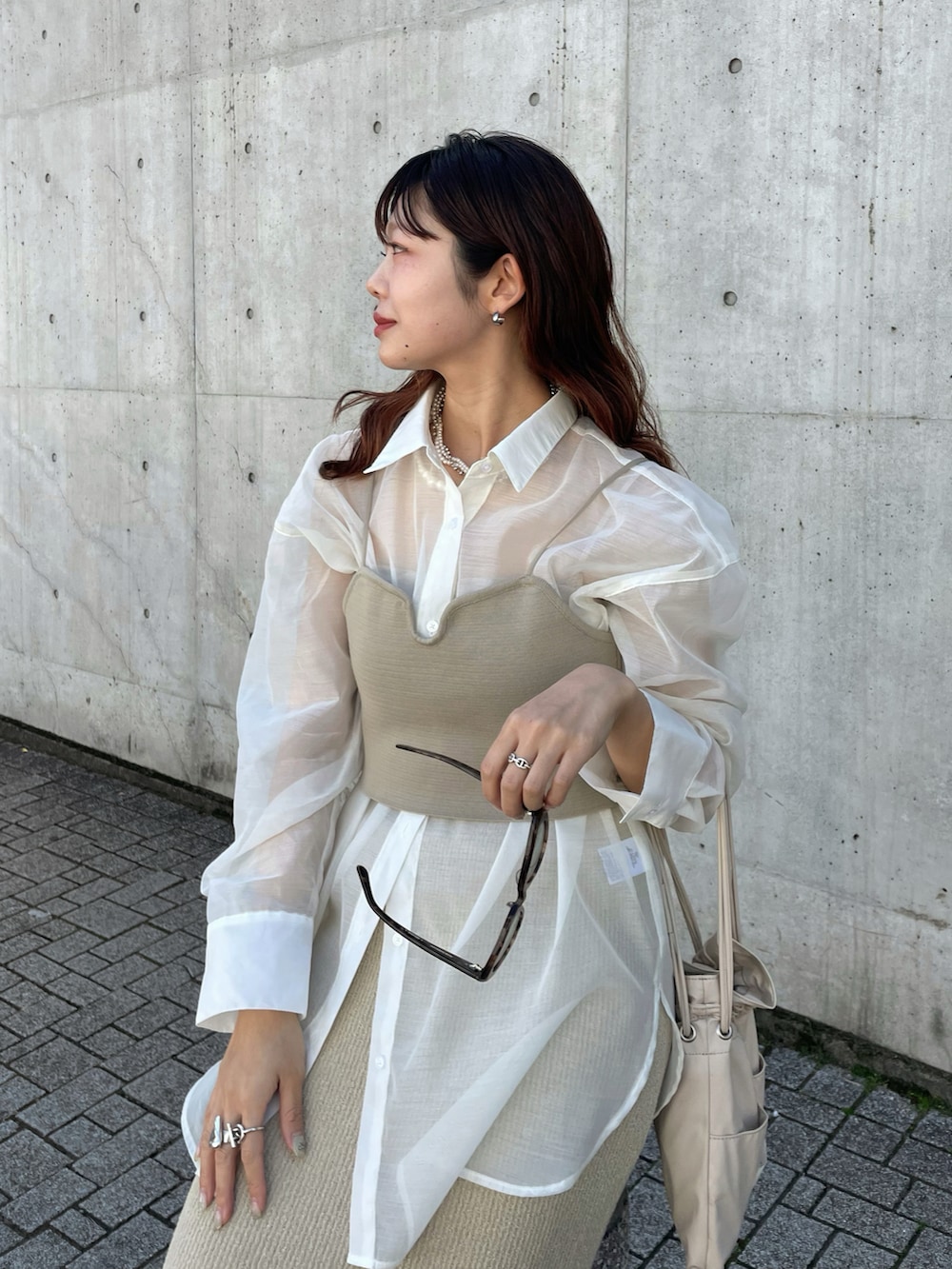 UKI｜tiptopのシャツ/ブラウスを使ったコーディネート - WEAR