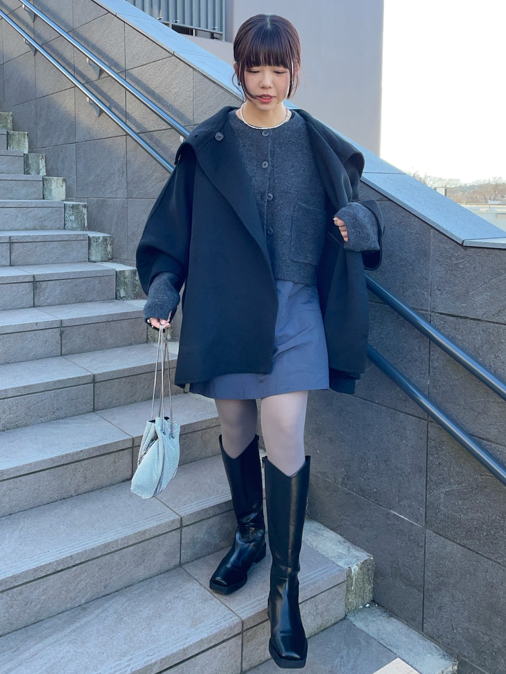 UKI｜LAROUTEのブーツを使ったコーディネート - WEAR