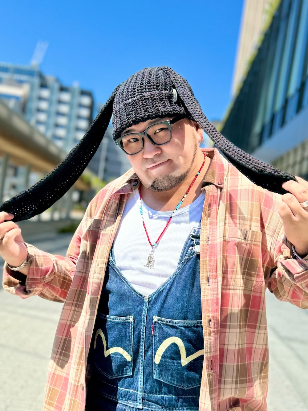 ぬ〜さん(OVERRIDE金沢Rinto)｜OVERRIDEのニットキャップ/ビーニーを使ったコーディネート - WEAR