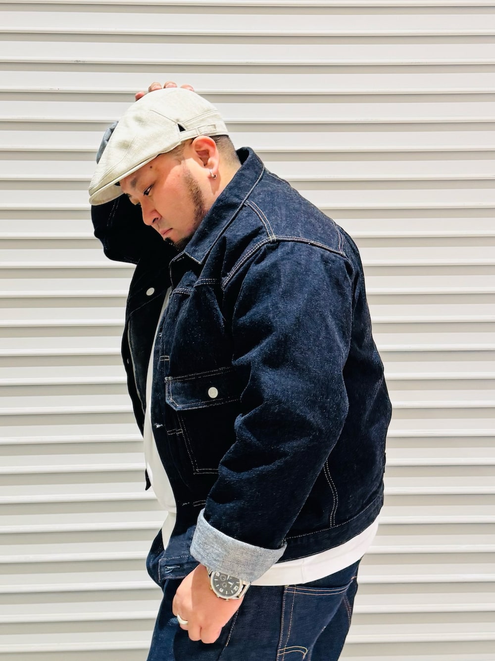 ぬ〜さん(OVERRIDE金沢Rinto)｜OVERRIDEのハンチング/ベレー帽を使ったコーディネート - WEAR