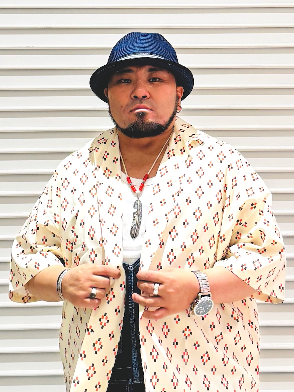 ぬ〜さん(OVERRIDE金沢Rinto)｜OVERRIDEのハットを使ったコーディネート - WEAR