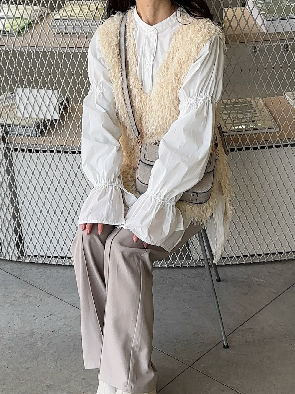 えだ( ¨̮ )｜hellamのベストを使ったコーディネート - WEAR