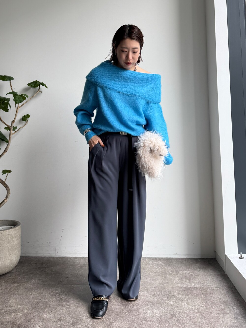 yu(DouDou)｜DouDouのスラックスを使ったコーディネート - WEAR