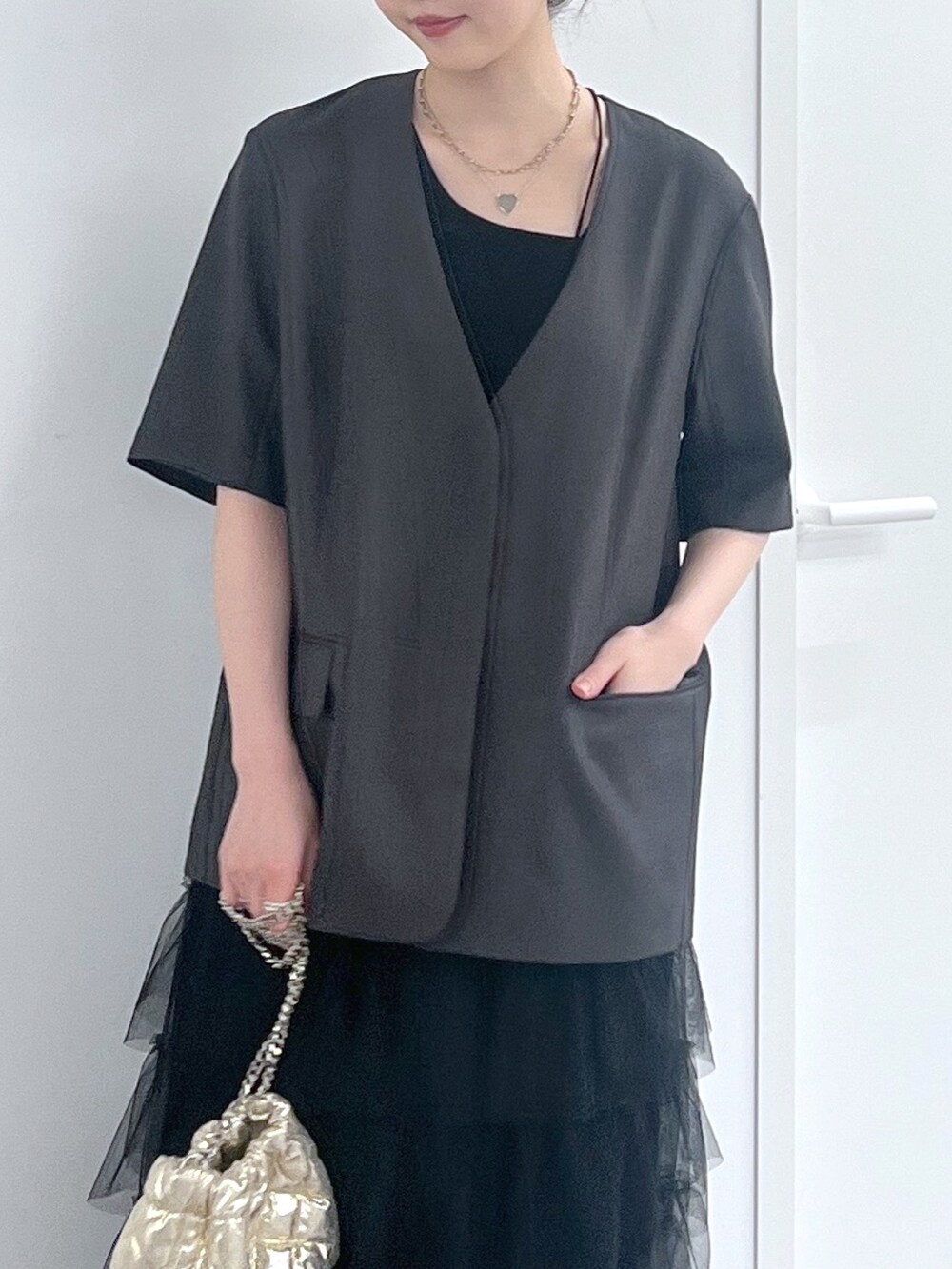 RINA(FREE'S MART HEAD OFFICE)｜FREE'S MARTのタンクトップを使ったコーディネート - WEAR