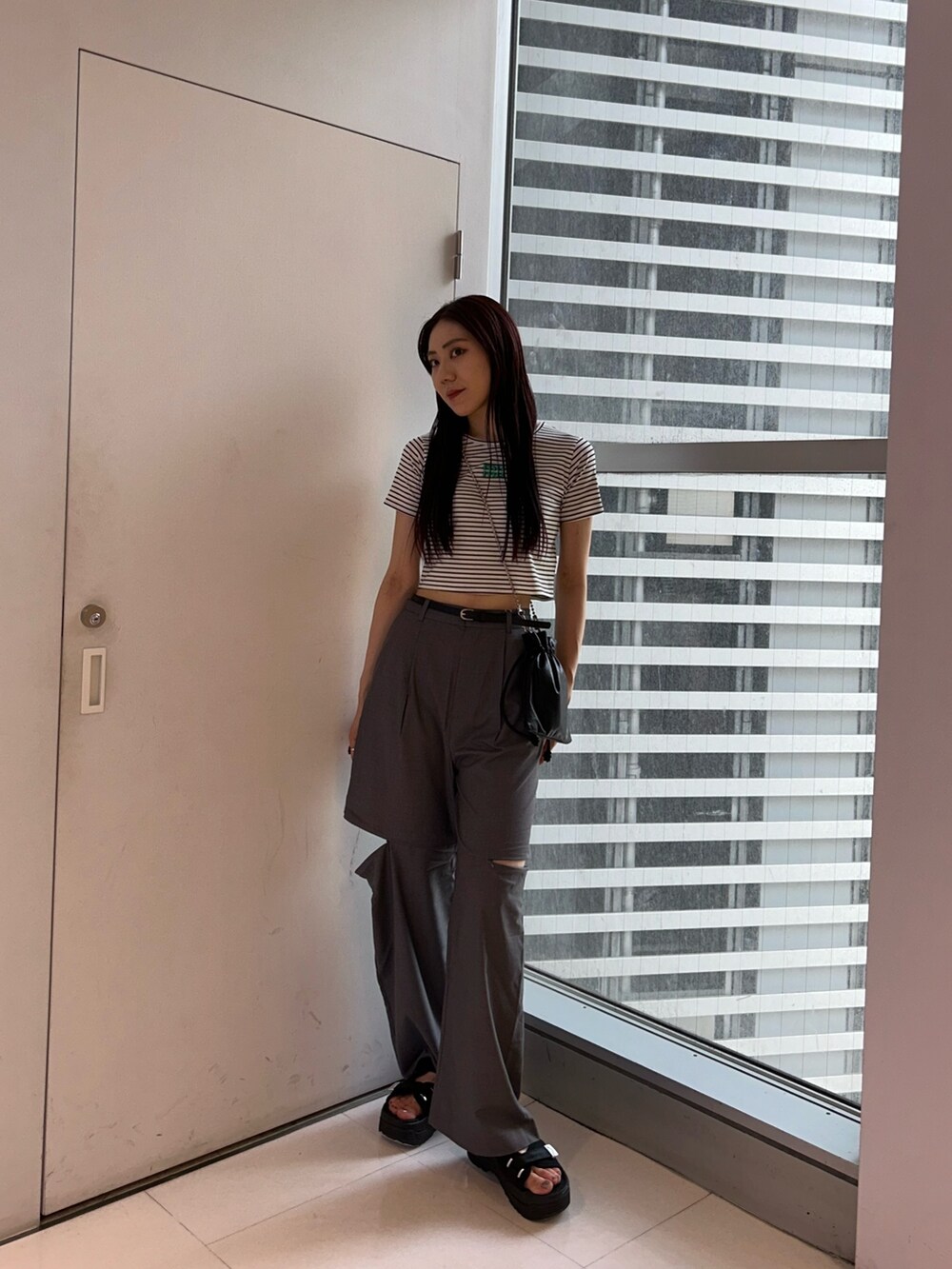 高橋茉丘(MURUA)｜MURUAのTシャツ/カットソーを使ったコーディネート - WEAR