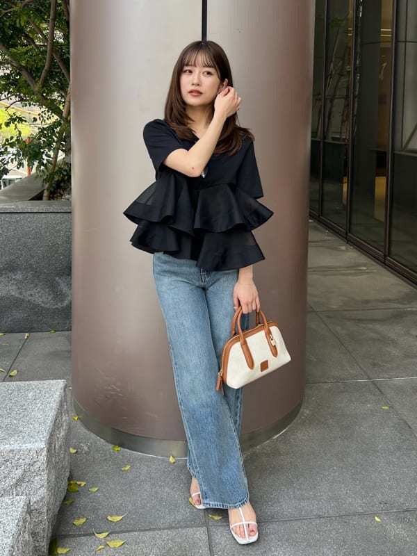 SNIDEL(SNIDEL)｜SNIDELのTシャツ/カットソーを使ったコーディネート - WEAR