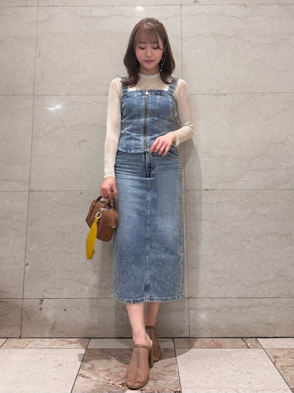SNIDEL(SNIDEL)｜Levi'sのデニムスカートを使ったコーディネート - WEAR