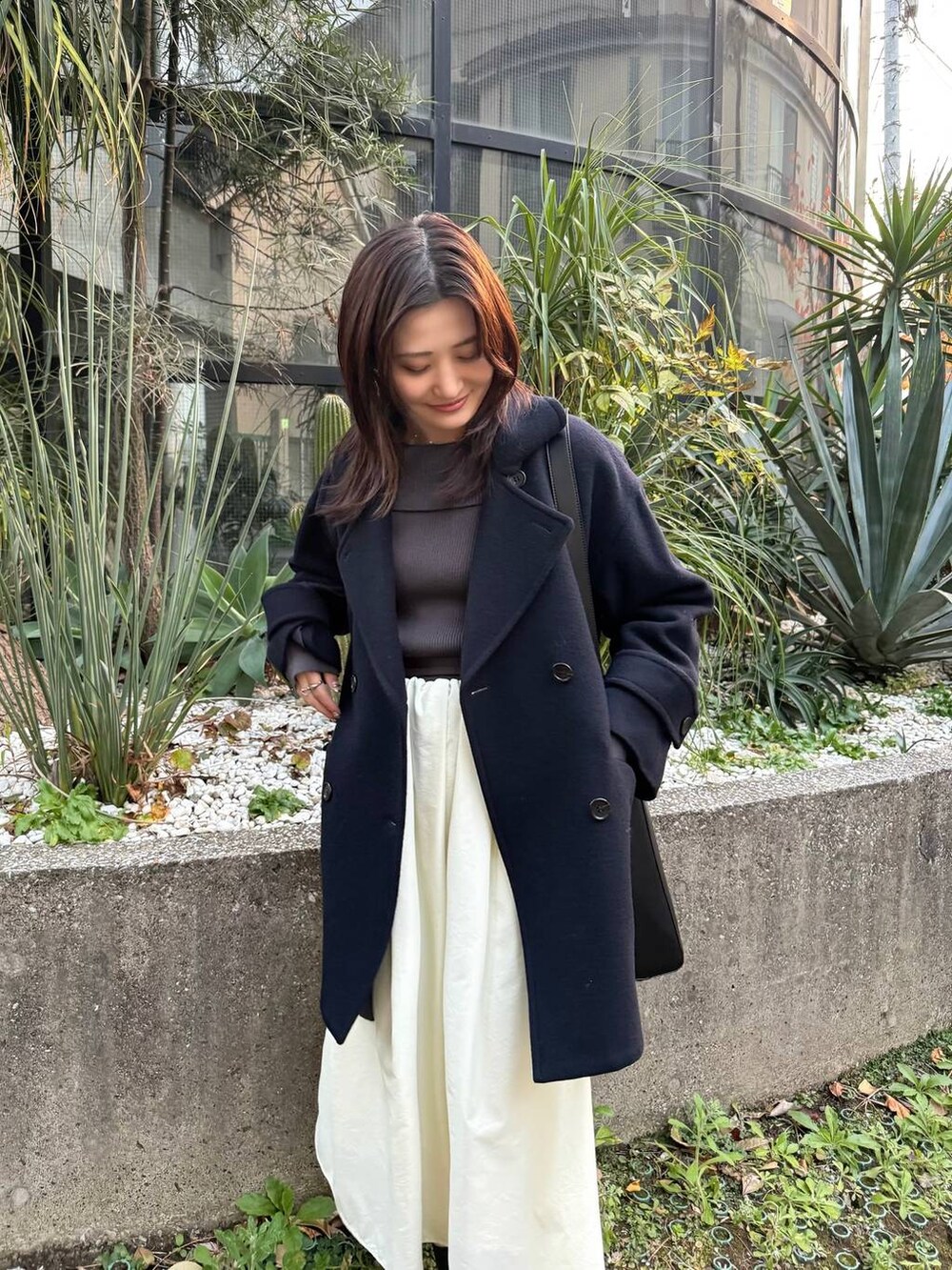 ぽ ん(Andemiu 本社)｜Andemiuのピーコートを使ったコーディネート - WEAR