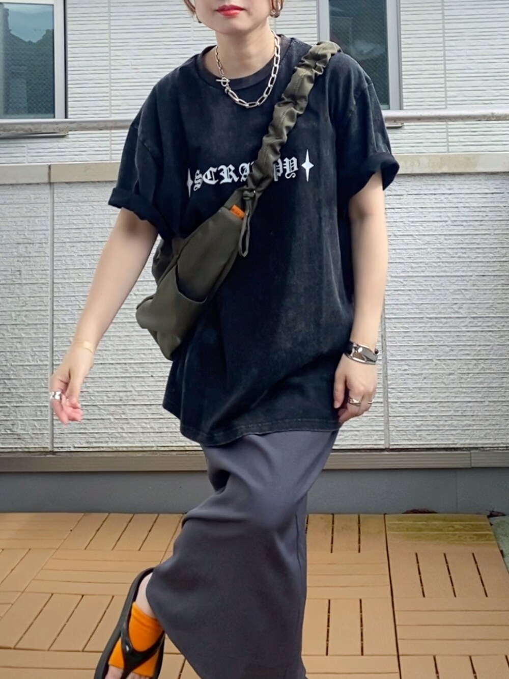 Kay-teee｜scrappyのTシャツ/カットソーを使ったコーディネート - WEAR