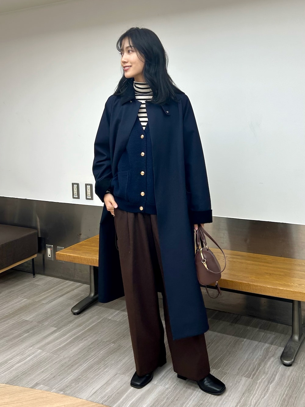 𝚊𝚔𝚘｜sara&cakeのベストを使ったコーディネート - WEAR