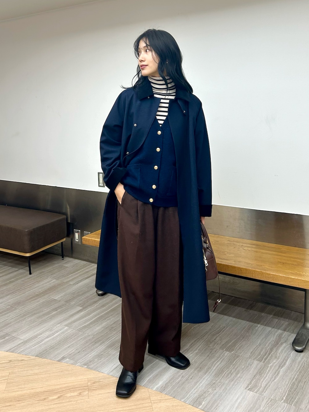 𝚊𝚔𝚘｜sara&cakeのベストを使ったコーディネート - WEAR