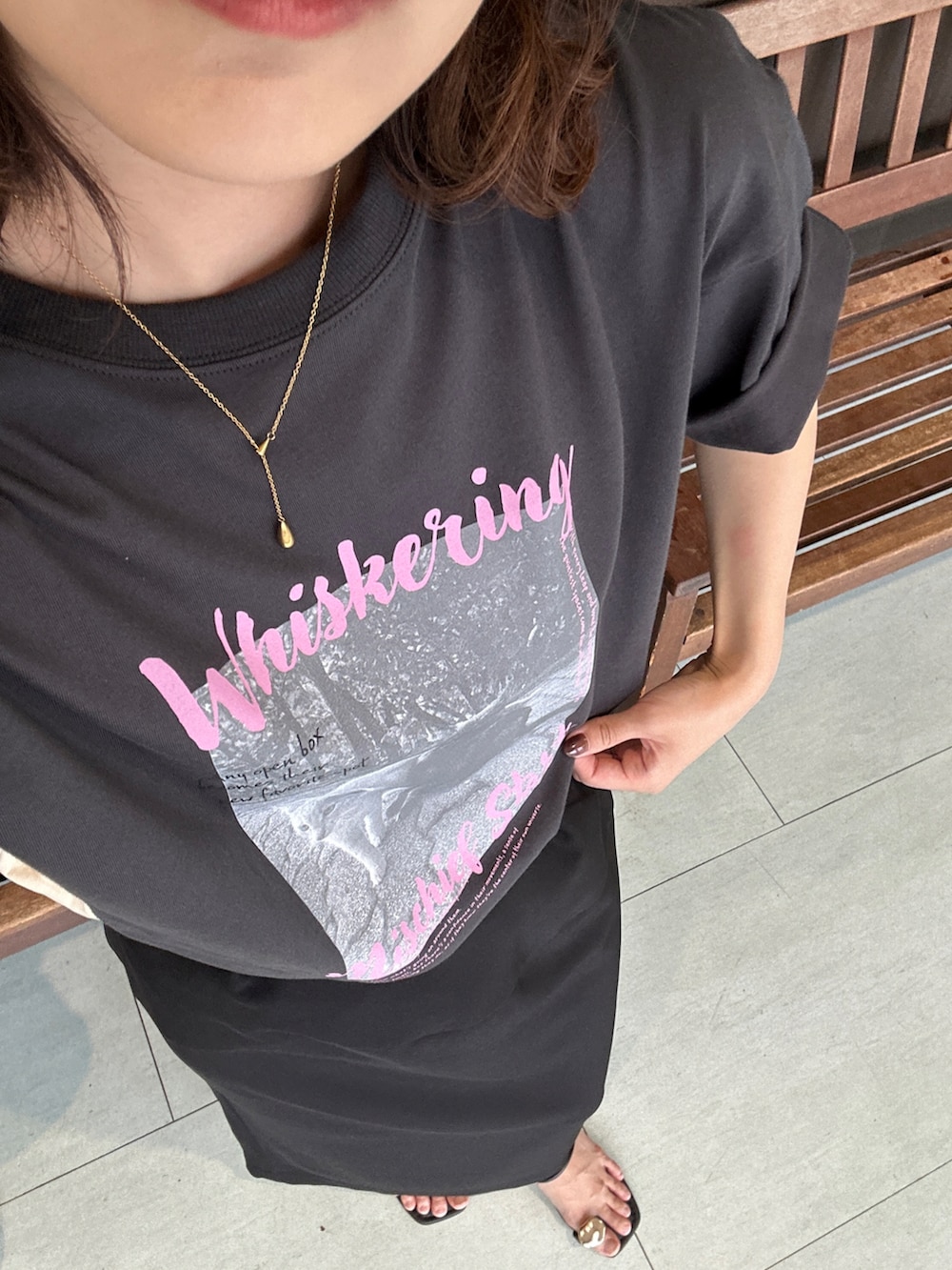 𝚔𝚘𝚌𝚘𝚊｜tiptopのTシャツ/カットソーを使ったコーディネート - WEAR