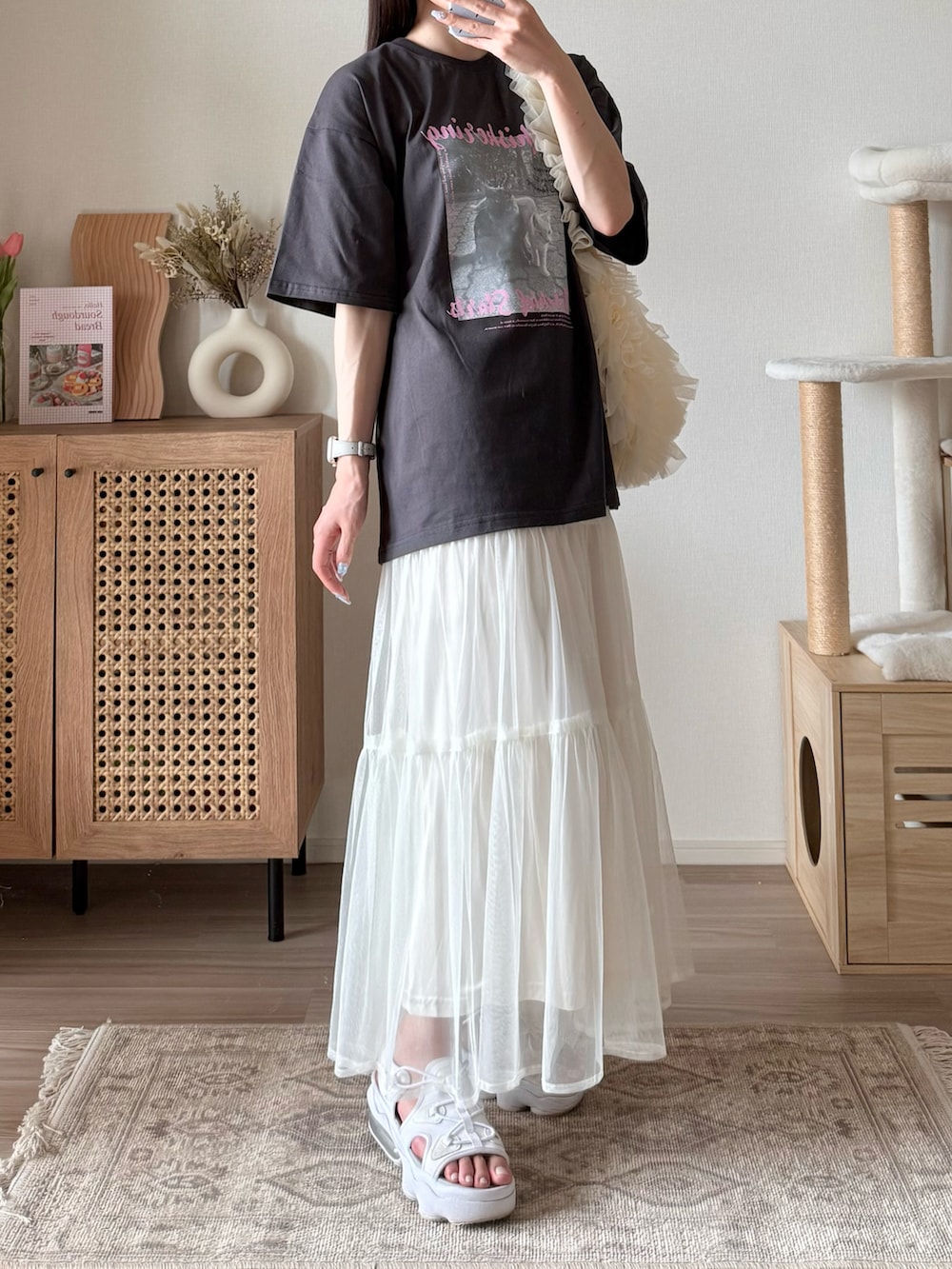 naochi｜tiptopのTシャツ/カットソーを使ったコーディネート - WEAR