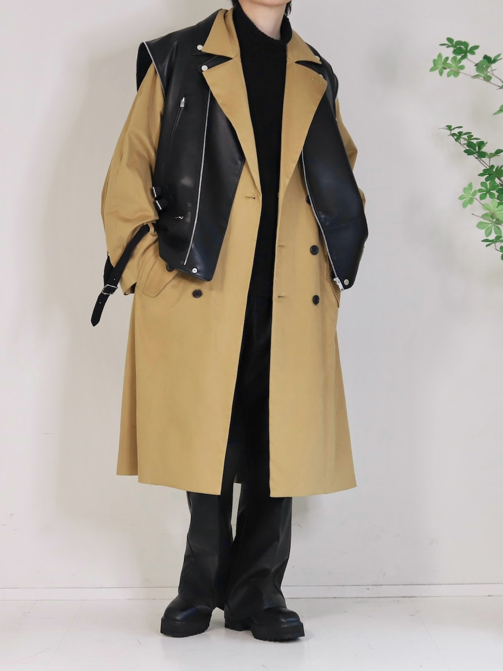 Mr.SZK｜RYO TAKASHIMAのトレンチコートを使ったコーディネート - WEAR