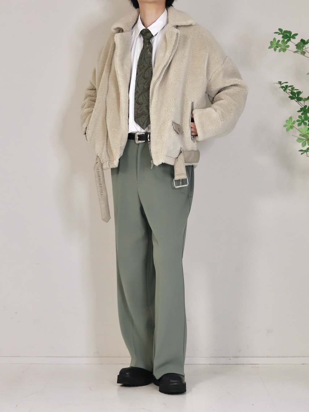 Mr.SZK｜WONDER WONDERのスラックスを使ったコーディネート - WEAR