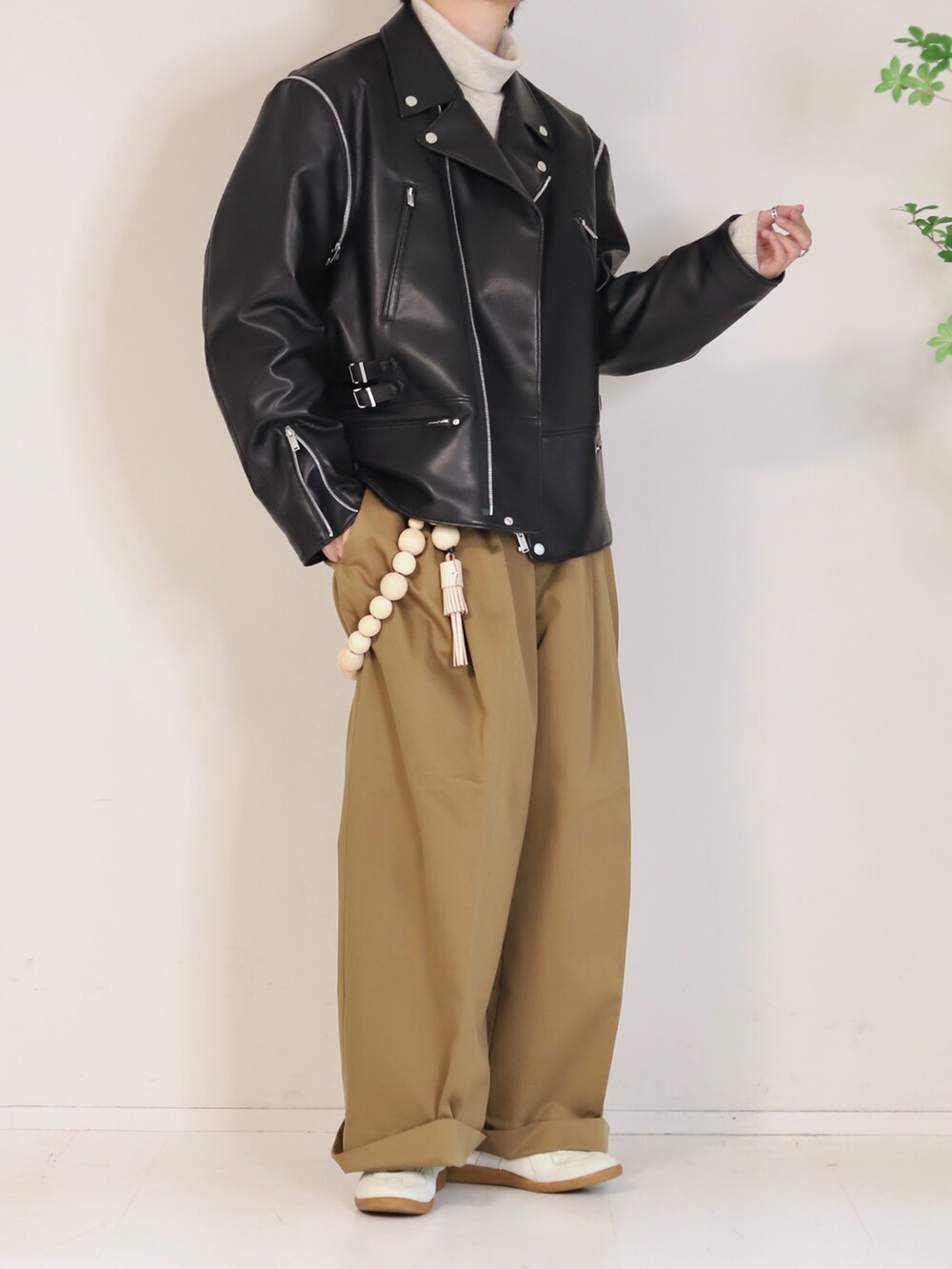 Mr.SZK｜UNDERCOVERのライダースジャケットを使ったコーディネート - WEAR