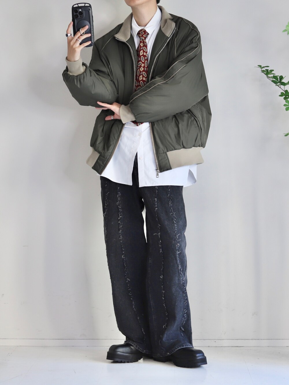 Mr.SZK｜WONDER WONDERのブーツを使ったコーディネート - WEAR