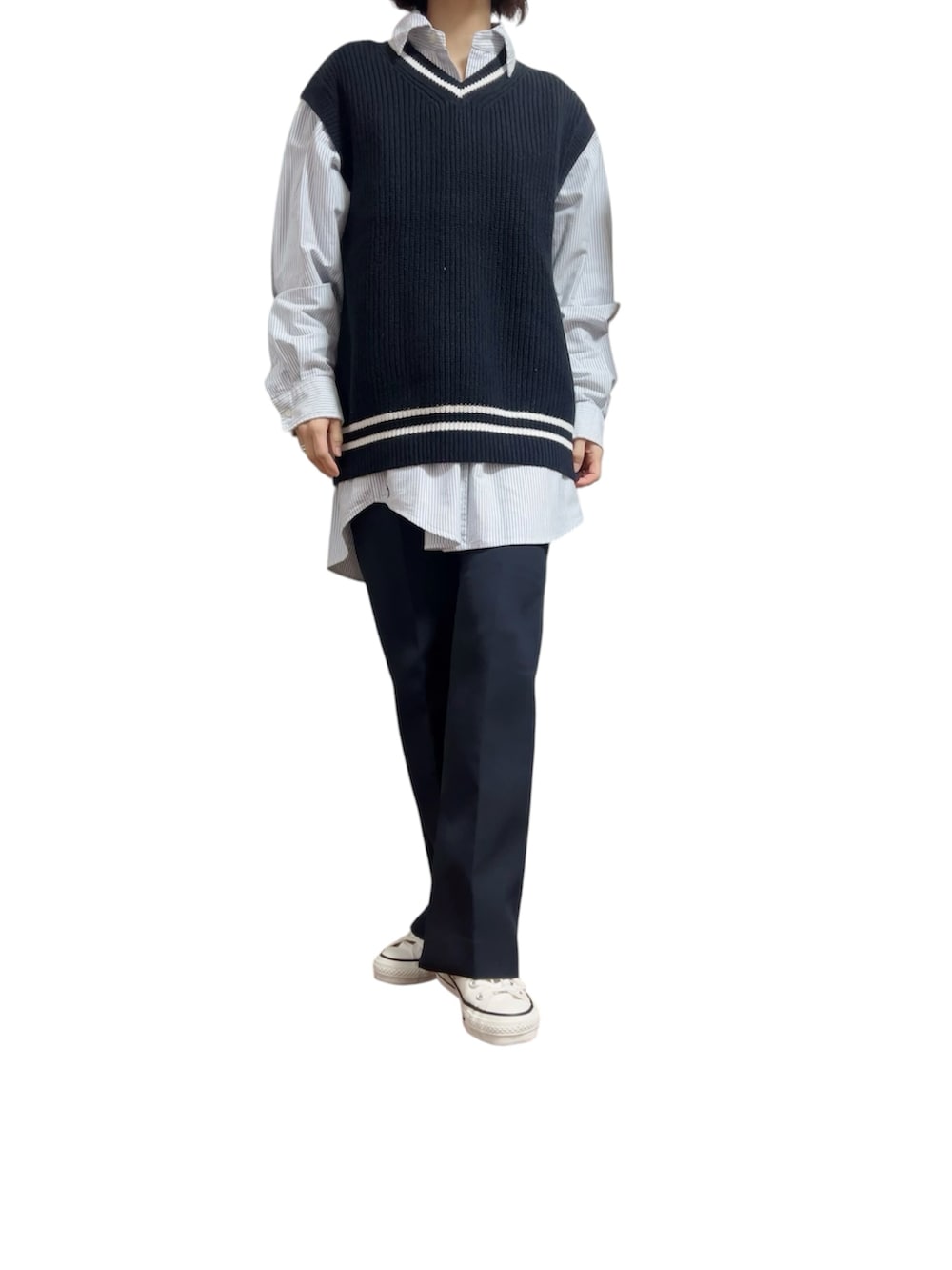 mmmmm000 _style｜UNIQLOのベストを使ったコーディネート - WEAR