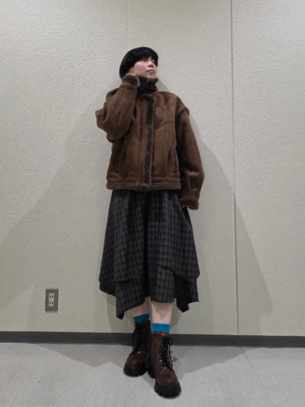 moco🐑(天王寺ミオ NICOLE CLUB)｜NICOLE CLUBのブルゾンを使ったコーディネート - WEAR