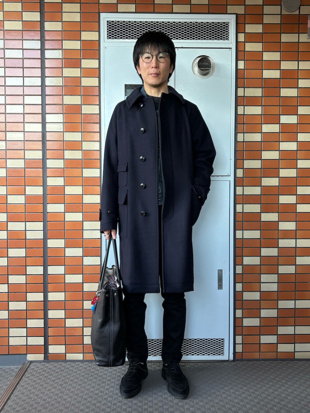 Daisuke A｜Kaptain Sunshineのステンカラーコートを使ったコーディネート - WEAR