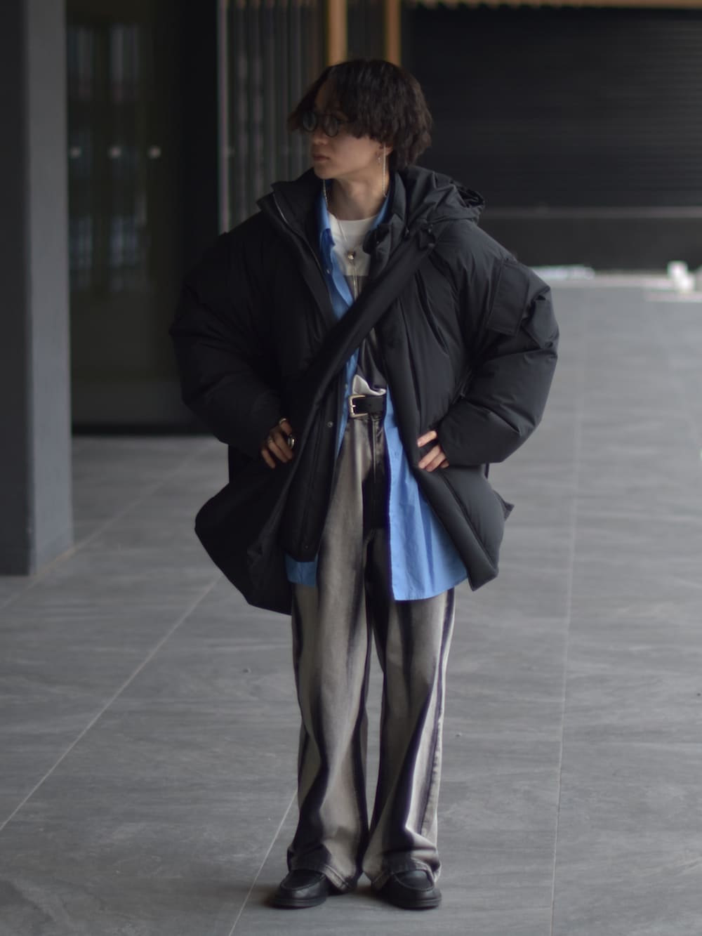 熊谷一平｜blurhmsのダウンジャケット/コートを使ったコーディネート - WEAR