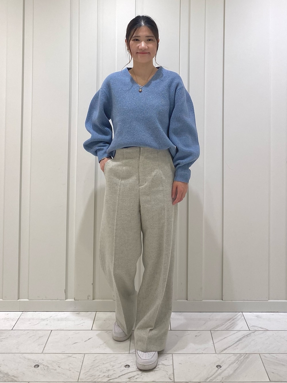 YUME(INDIVI OFFICIAL)｜INDIVIのニット/セーターを使ったコーディネート - WEAR
