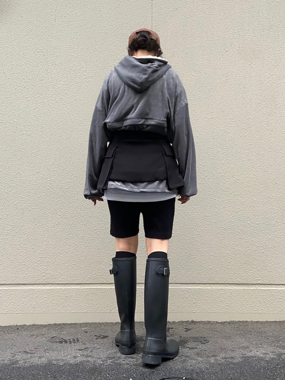 uno.｜HUNTERのレインシューズを使ったコーディネート - WEAR