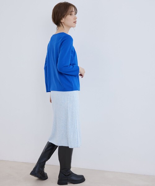 Jayro（ジャイロ）の「ウール混ニットスカート（スカート）」 - WEAR