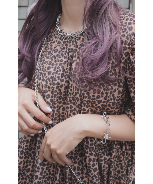 A.D.G（エーディージー）の「Barbed Wire Necklace (silver)（ネックレス）」 - WEAR