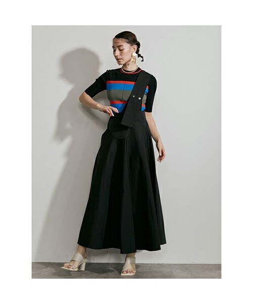 UN3D.（アンスリード）の「UN3D. ウェーブラインワンショルダースカート（スカート）」 - WEAR