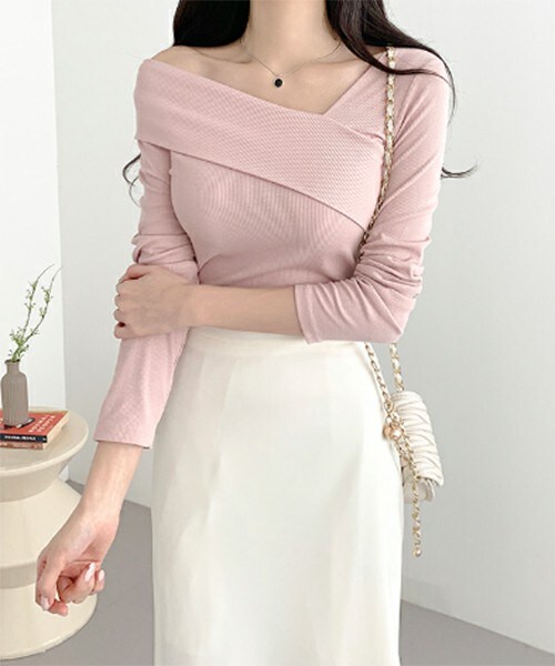 DHOLIC（ディーホリック）の「アンバランスワンショルダーTシャツ（Tシャツ/カットソー）」 - WEAR