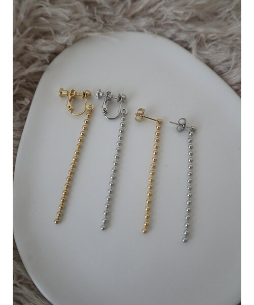 neam（ニーム）の「BALL ROW PIERCE/EARING（ピアス（両耳用））」 - WEAR